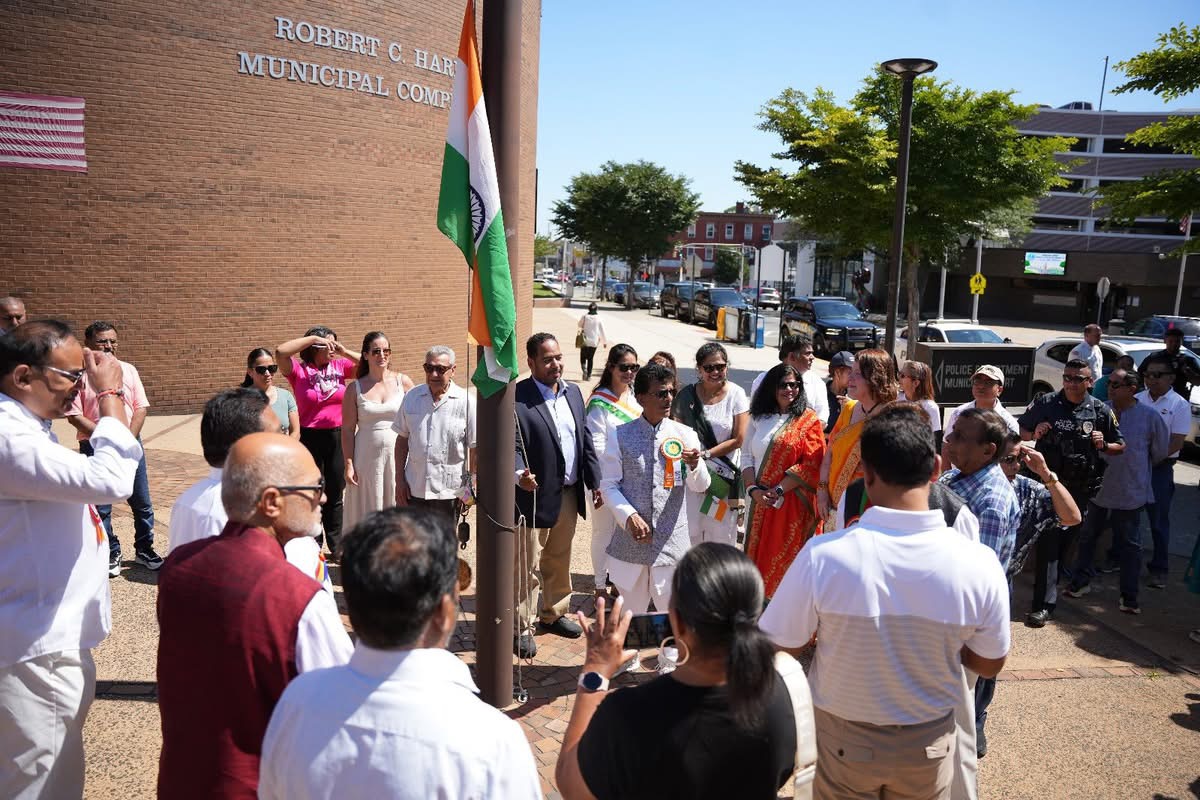 Rana Samaj Hosts Indian Flag Raising at Passaic City Hall – Desi Talk's ...