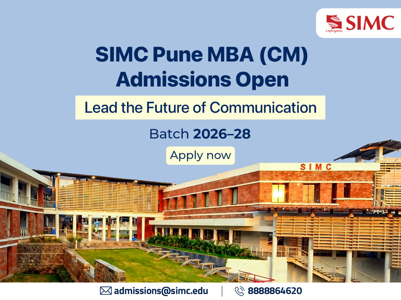 SIMC Pune Announces MBA (CM) Admissions Open via SNAP 2025 - Desi Talk ...