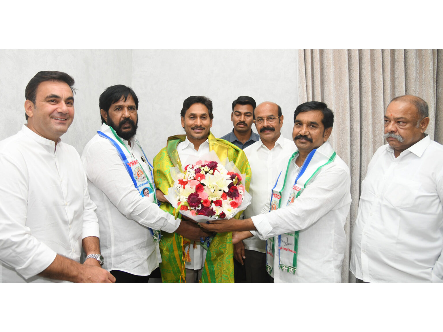 Leaders from BJP, TDP, and Congress join YSRCP in presence of YS Jagan ...