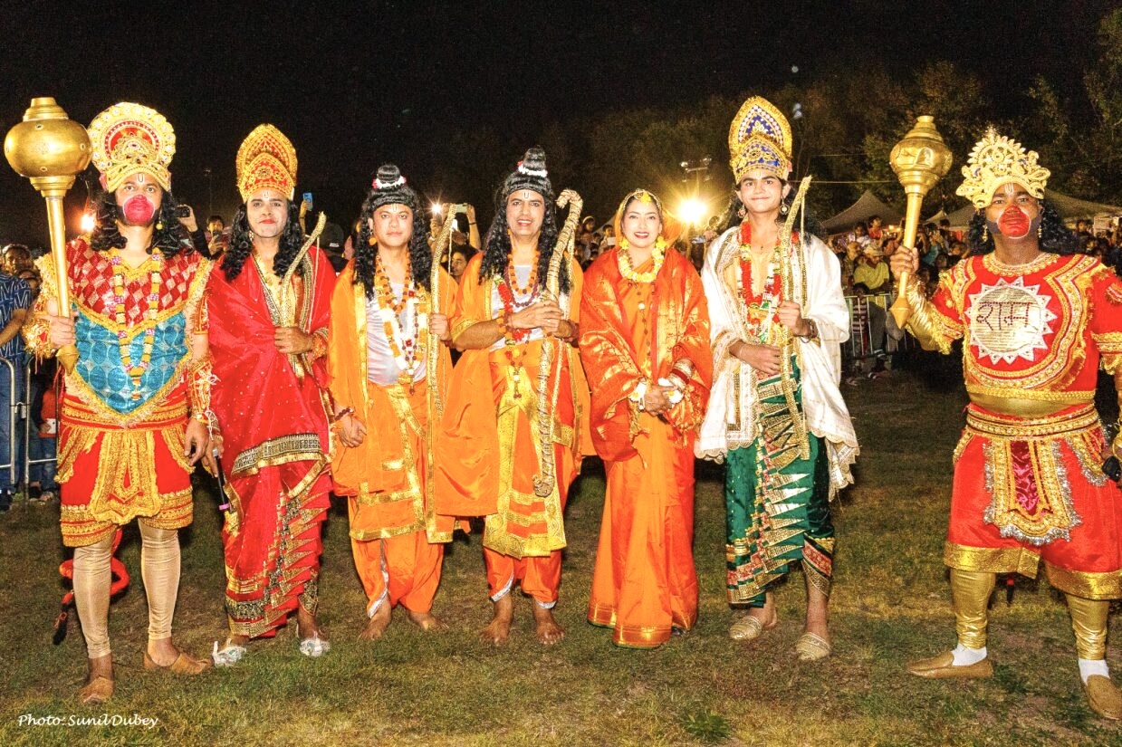Indo-American Festivals celebrates Dushahra in Edison with burning of ...